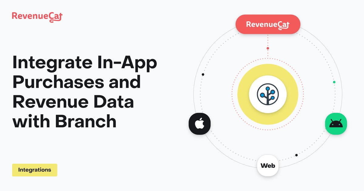 Integrate In-App Purchases Data with Branch – RevenueCat