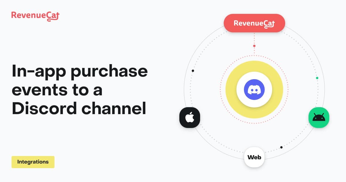 Send in-app purchase events to a Discord channel – RevenueCat