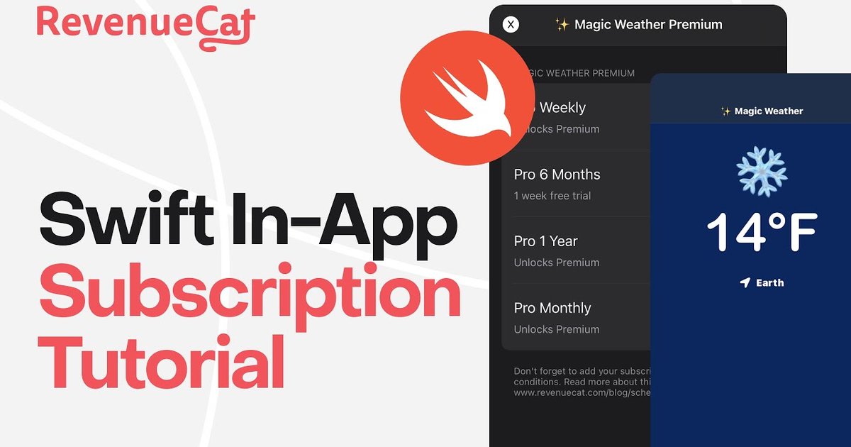 How to add subscriptions to a Swift app – RevenueCat