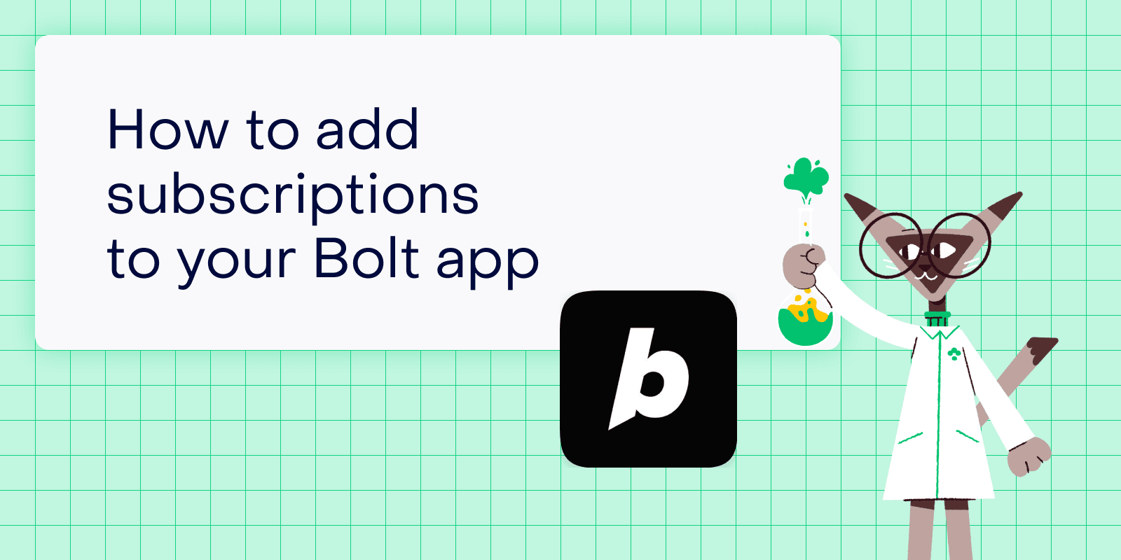 How to add subscriptions to a Bolt app