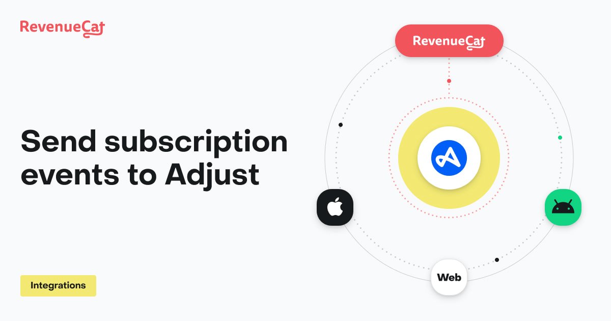 Send in-app purchase events to Adjust – RevenueCat