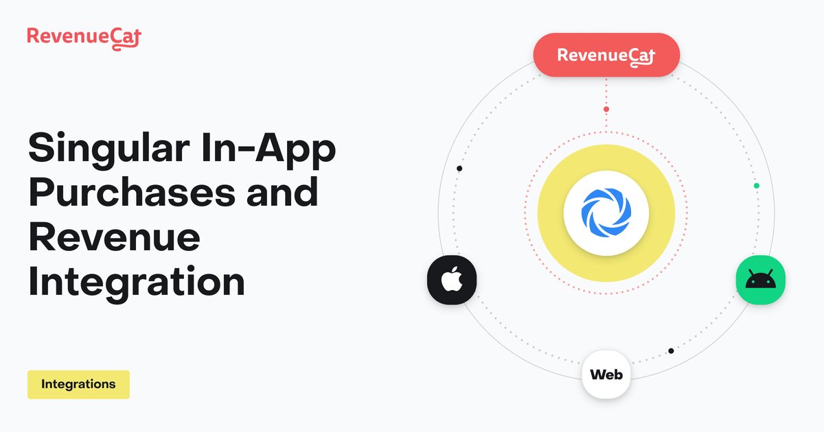 Singular In-App Purchases and Revenue Integration – RevenueCat