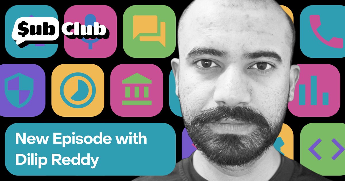 Dilip Reddy on the Sub Club podcast