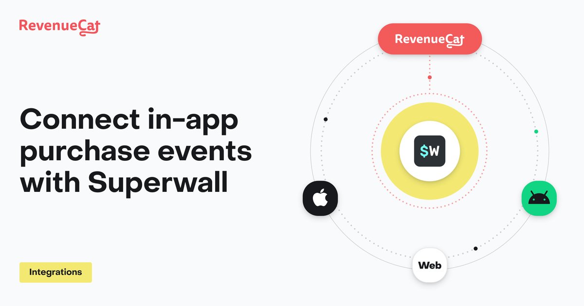 Send in-app purchases events to Superwall – RevenueCat