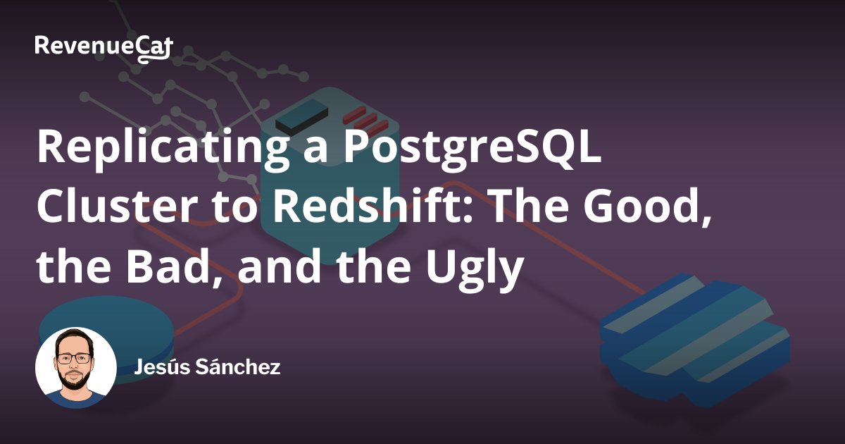Replicating a PostgreSQL Cluster to Redshift with AWS DMS